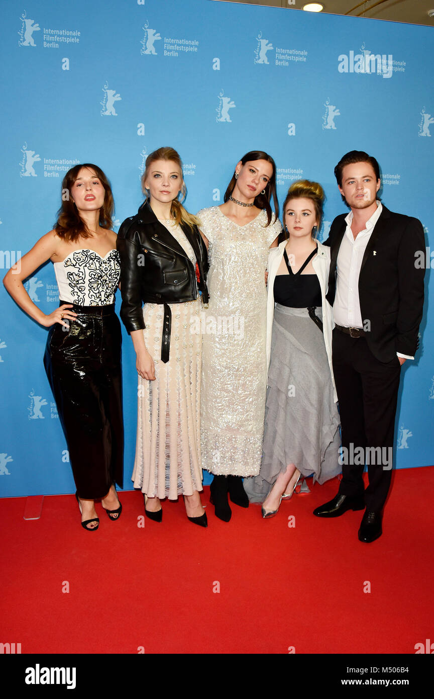 Berlin, Germany. 19th Feb, 2018. Lola Bessis, Natalie Dormer, Lily ...