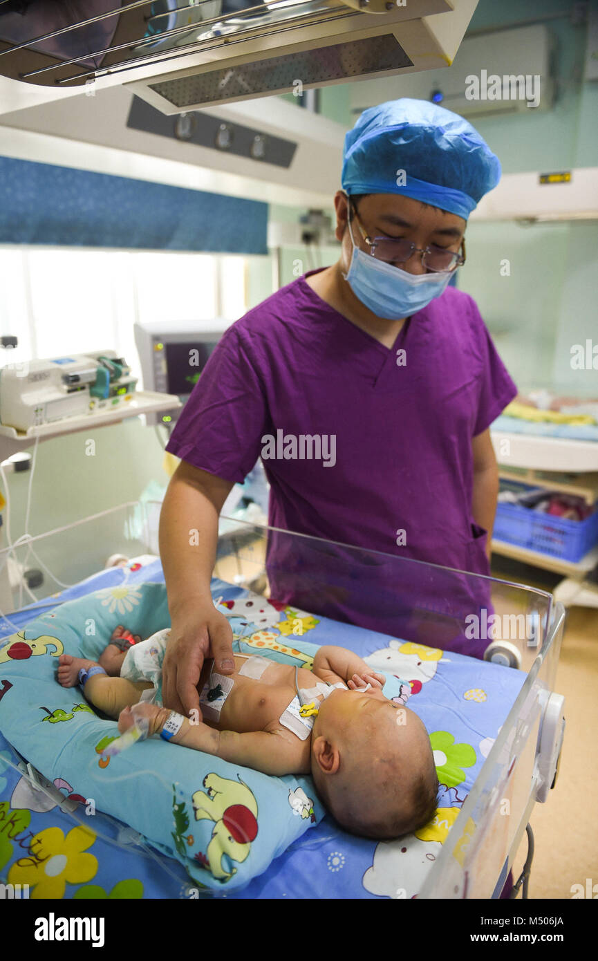 Guiyang, China's Guizhou Province. 19th Feb, 2018. Doctor Lin Bin of ...