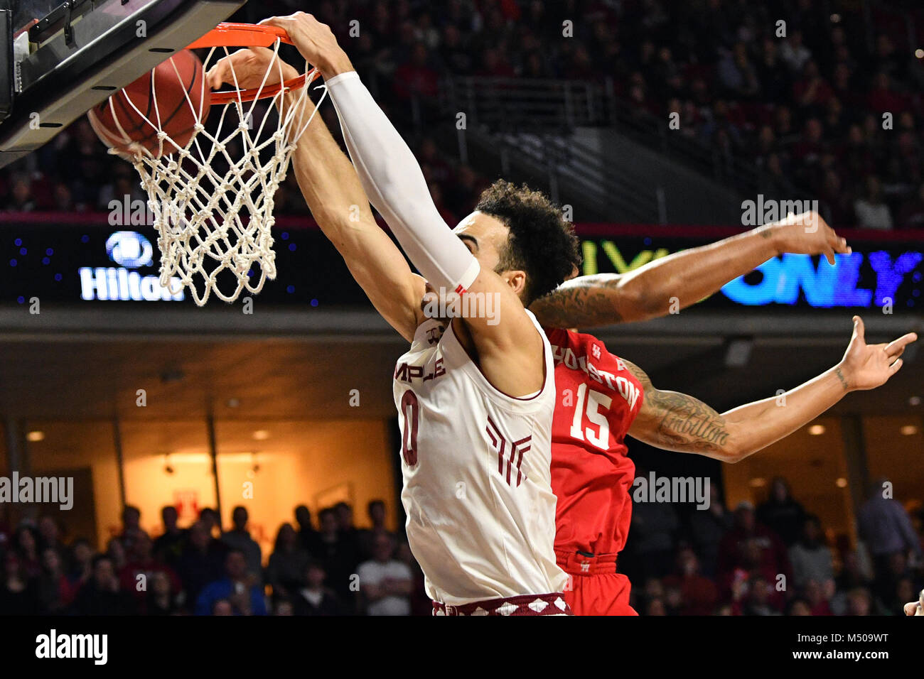 Philadelphia, Pennsylvania, USA. 18th Feb, 2018. Temple Owls forward ...