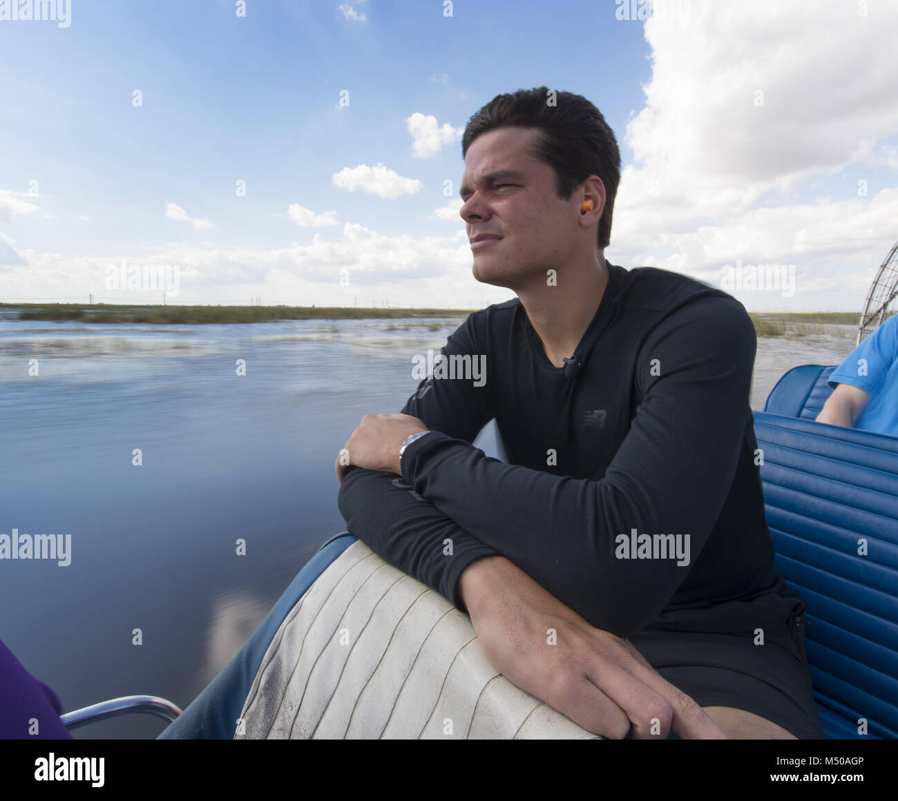 Weston, FL, USA. 18th Feb, 2018. Tennis great Milos Raonic (CAN) takes ...