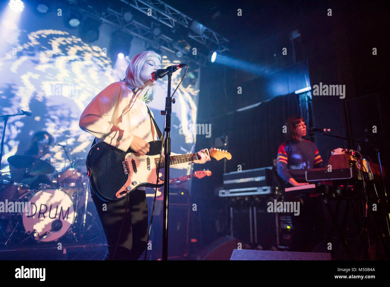 Manchester, UK. 19th Feb 2018. Canadian indie pop band Alvvays ...