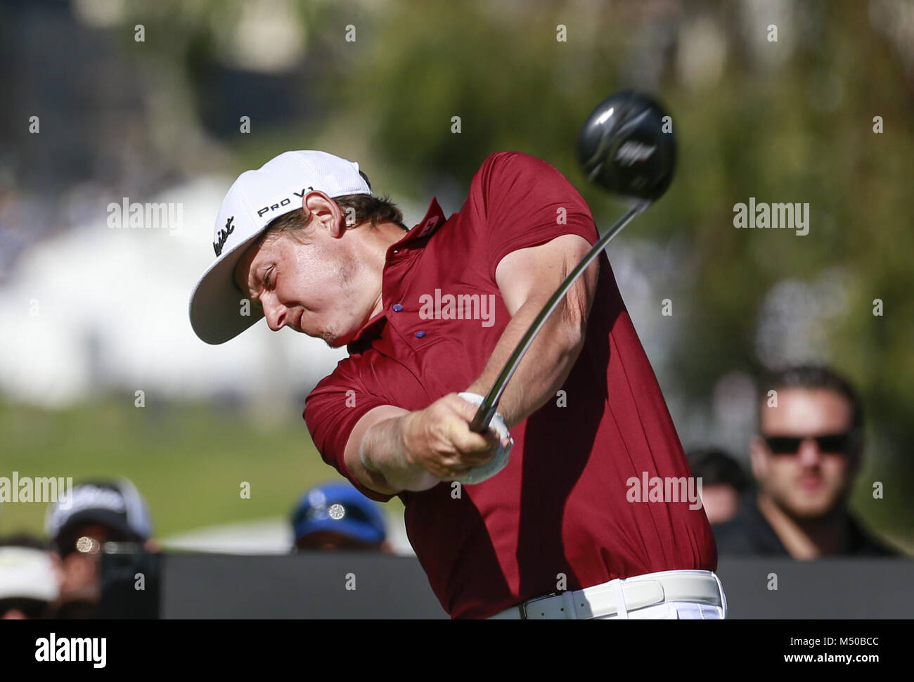 Los Angeles, California, USA. 18th Feb, 2018. Cameron Smith in actions ...