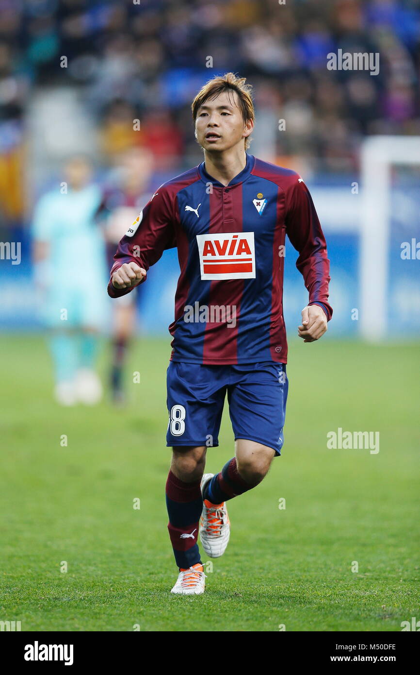 Eibar, Spain. 17th Feb, 2018. Takashi Inui (Eibar) Football/Soccer ...