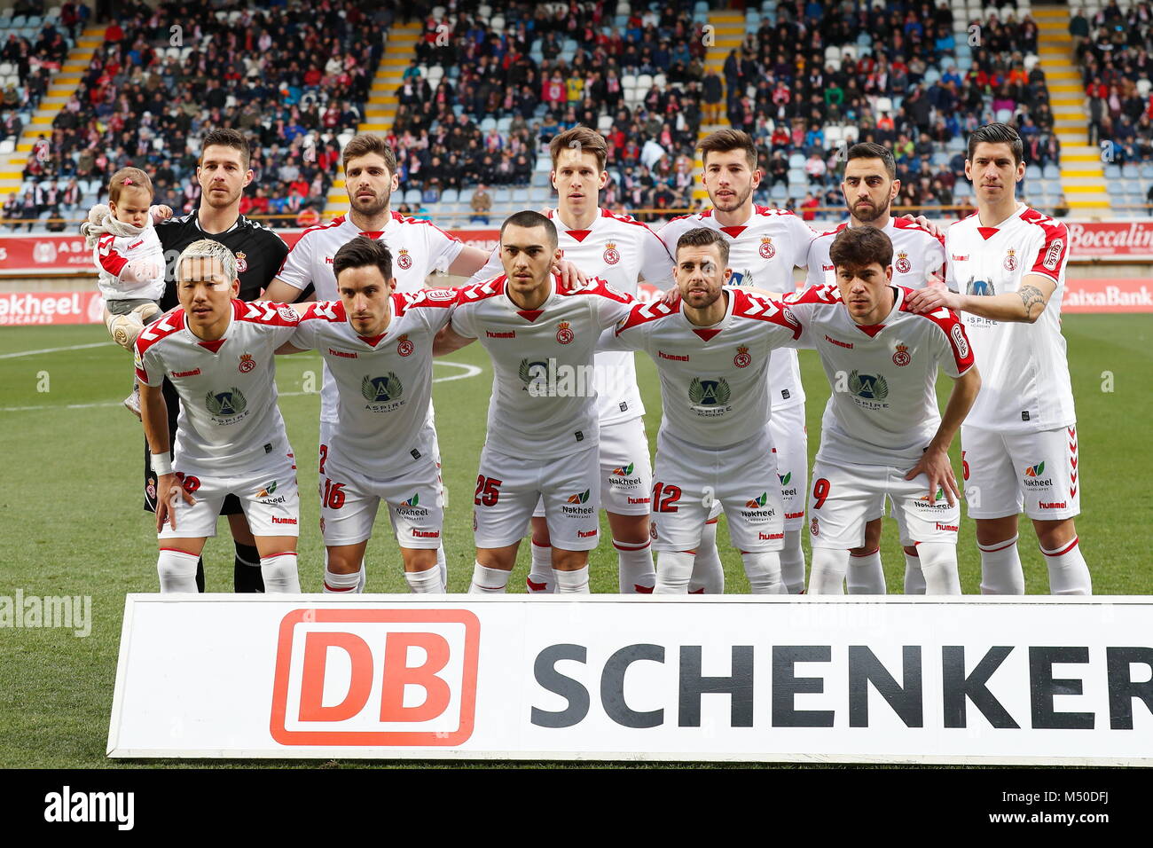 Cultural y Leonesa team group line-up (Leonesa), FEBURUARY 18, 2018 ...