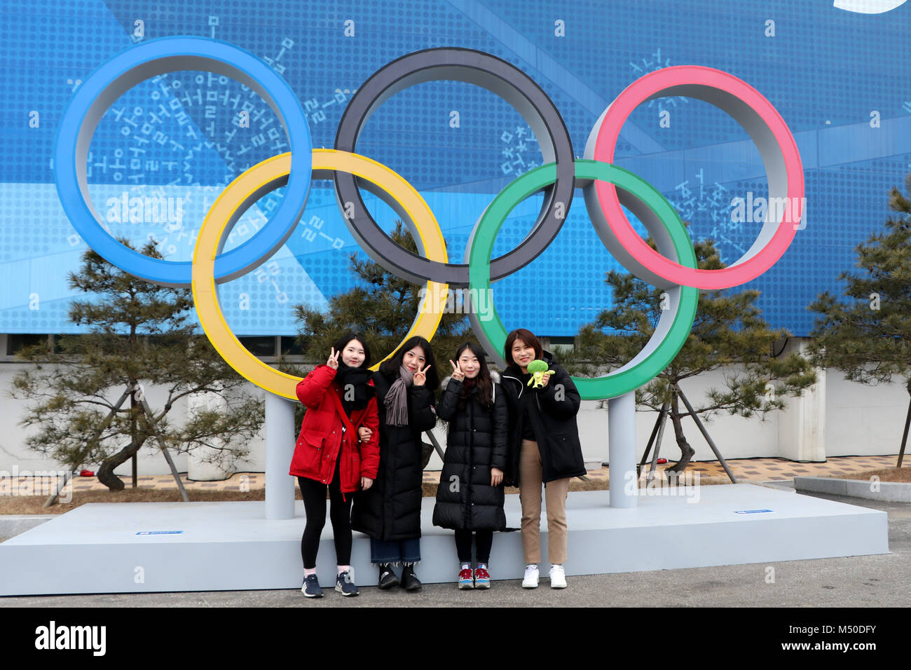 A general view during the PyeongChang 2018 Olympic Winter Games at ...