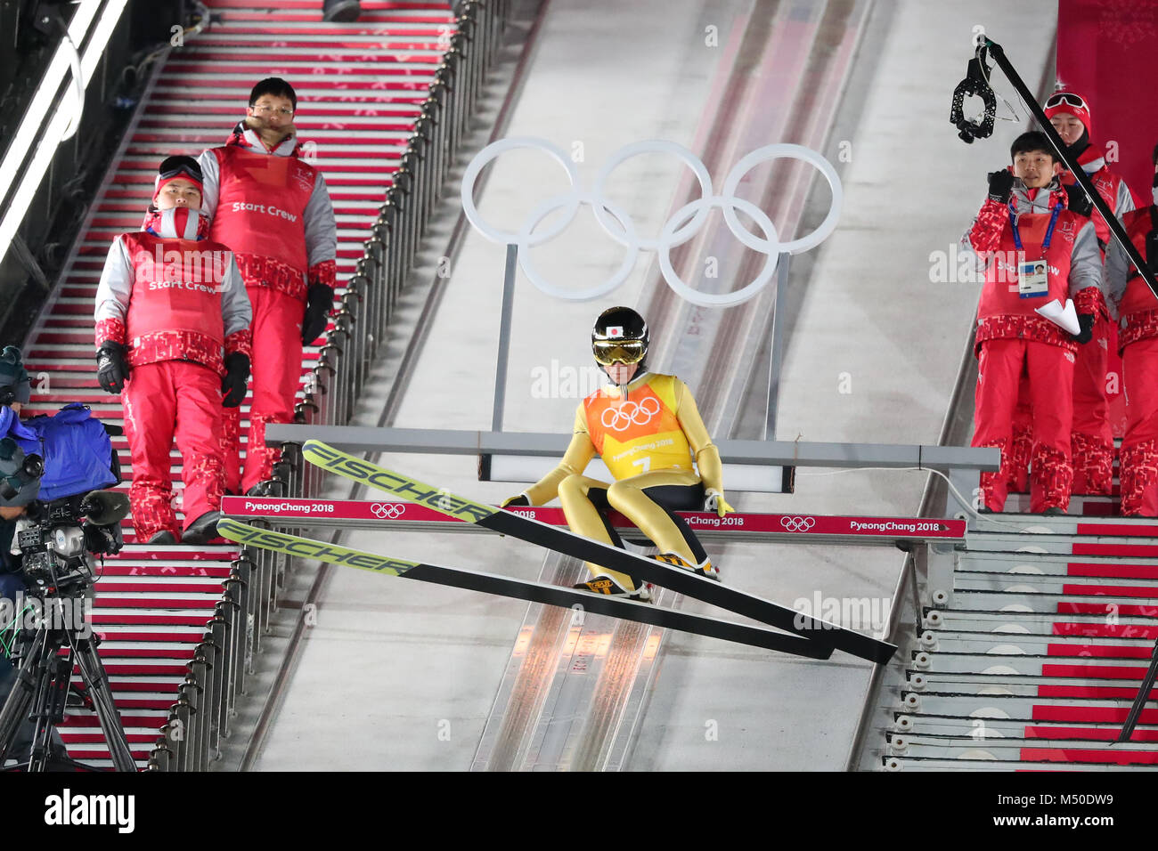 Pyeongchang, South Korea. 19th Feb, 2018. ?? Noriaki Kasai (JPN) Ski ...