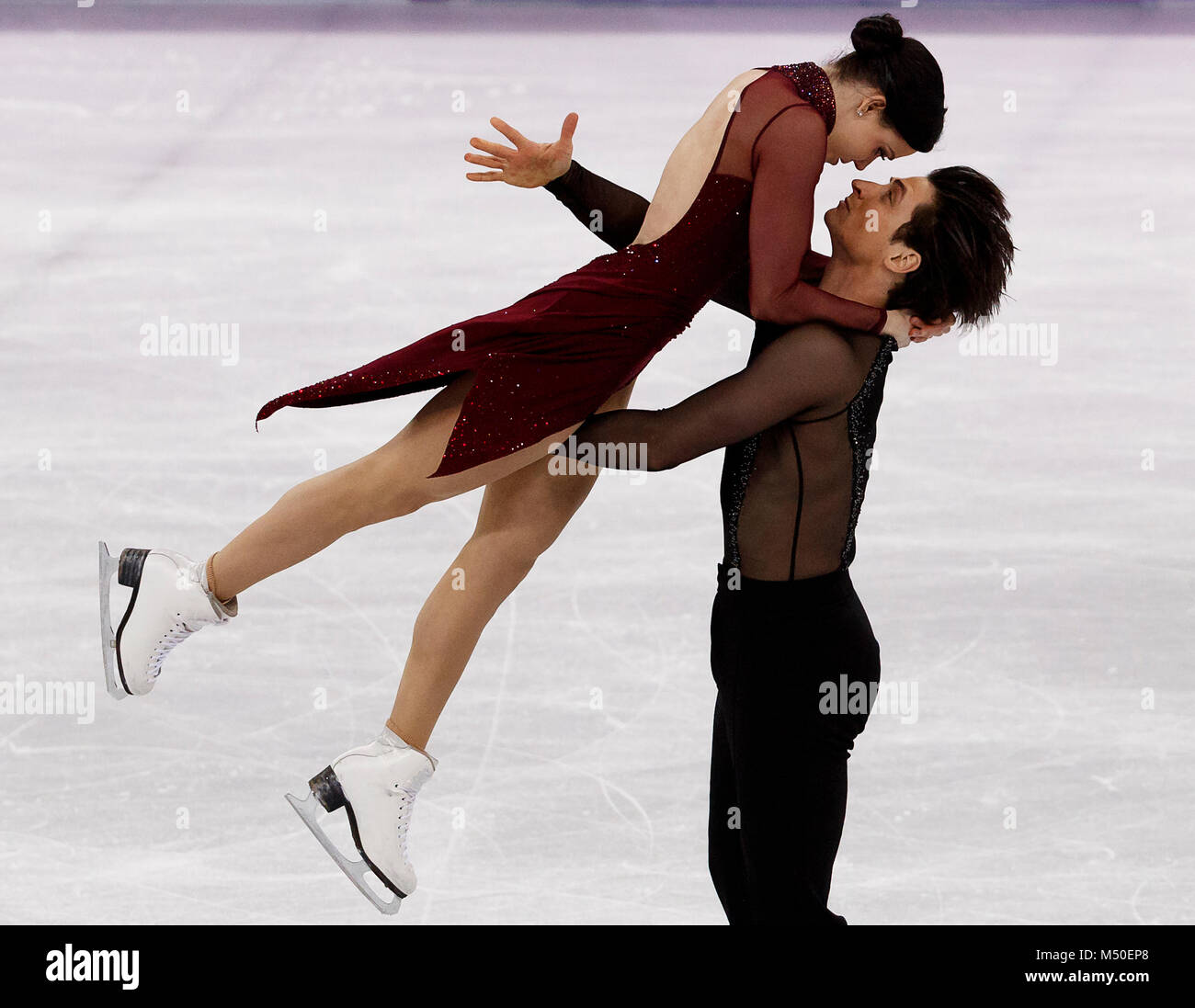 February 20, 2018 - Gangneung, South Korea - Figure skaters Tessa ...