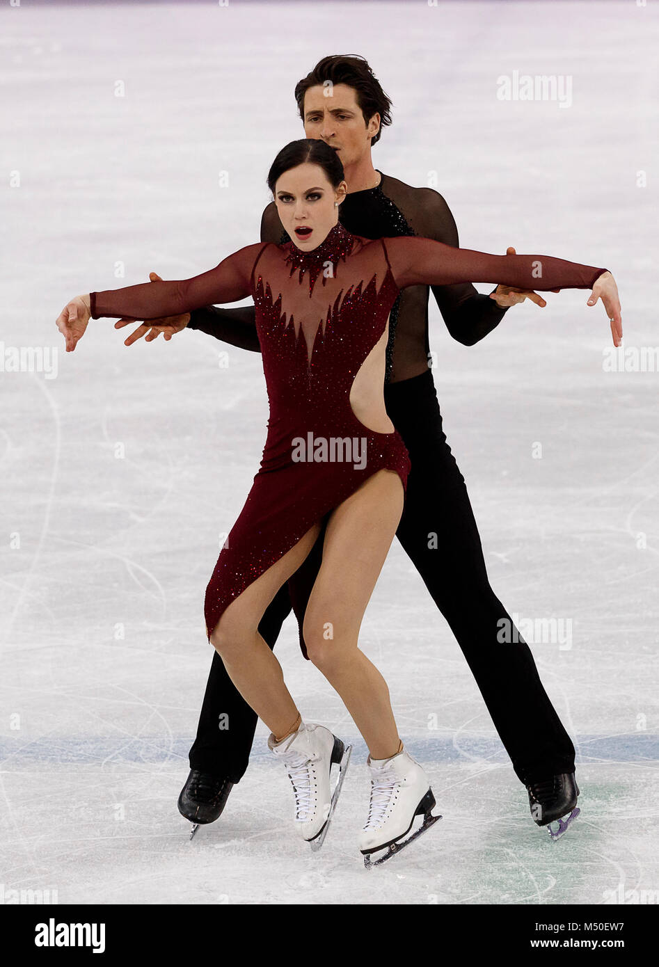 February 20, 2018 - Gangneung, South Korea - Figure skaters Tessa ...