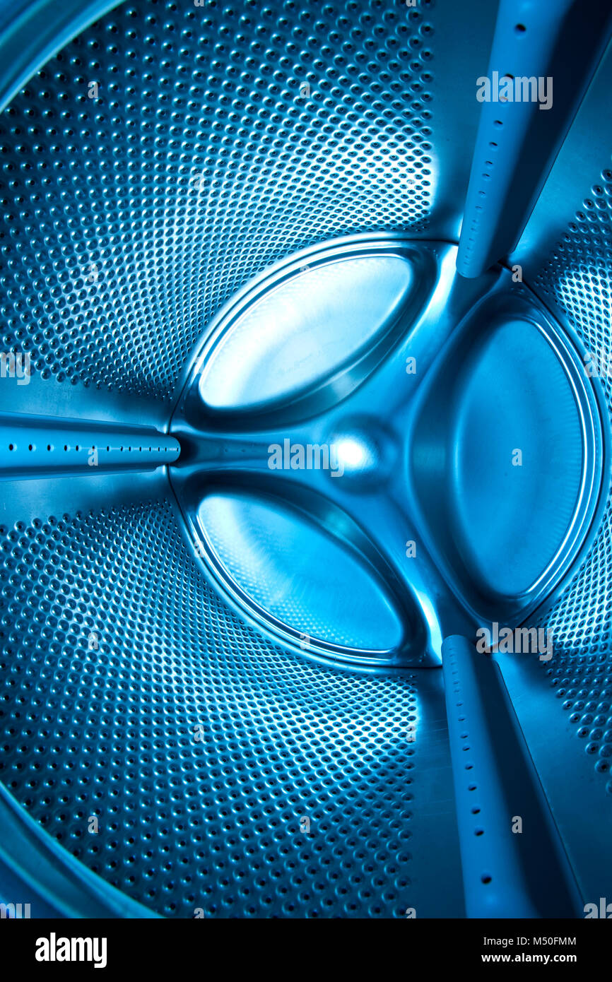 Inside view of the washing machine drum Stock Photo - Alamy