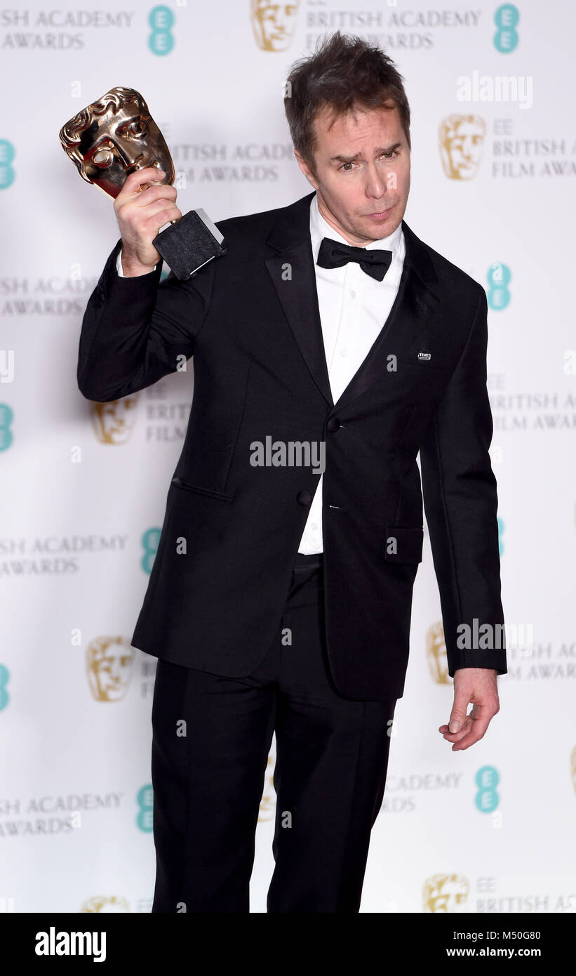 Photo Must Be Credited ©Alpha Press 079965 18/02/2018 Sam Rockwell with ...