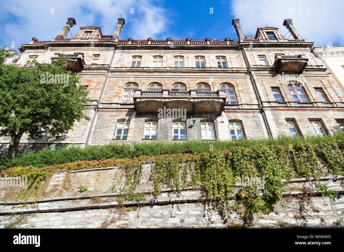 Former Ungern-Sternberg Palace in Tallinn, view from Pikk jalg street ...