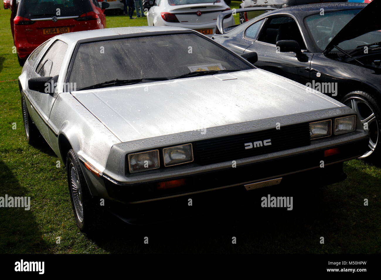 Delorean car back future part hi-res stock photography and images - Alamy