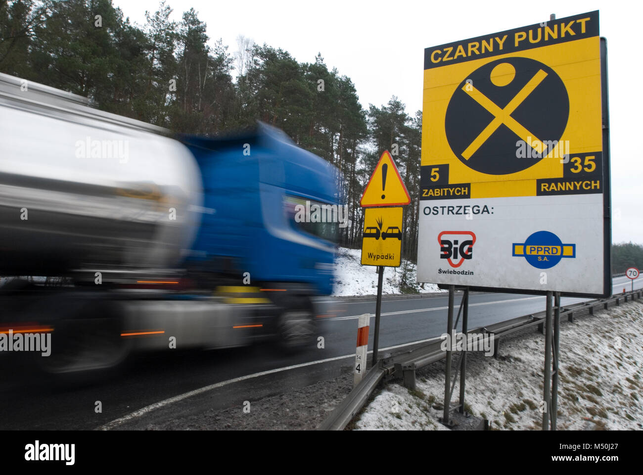 Accident black spot hi-res stock photography and images - Alamy