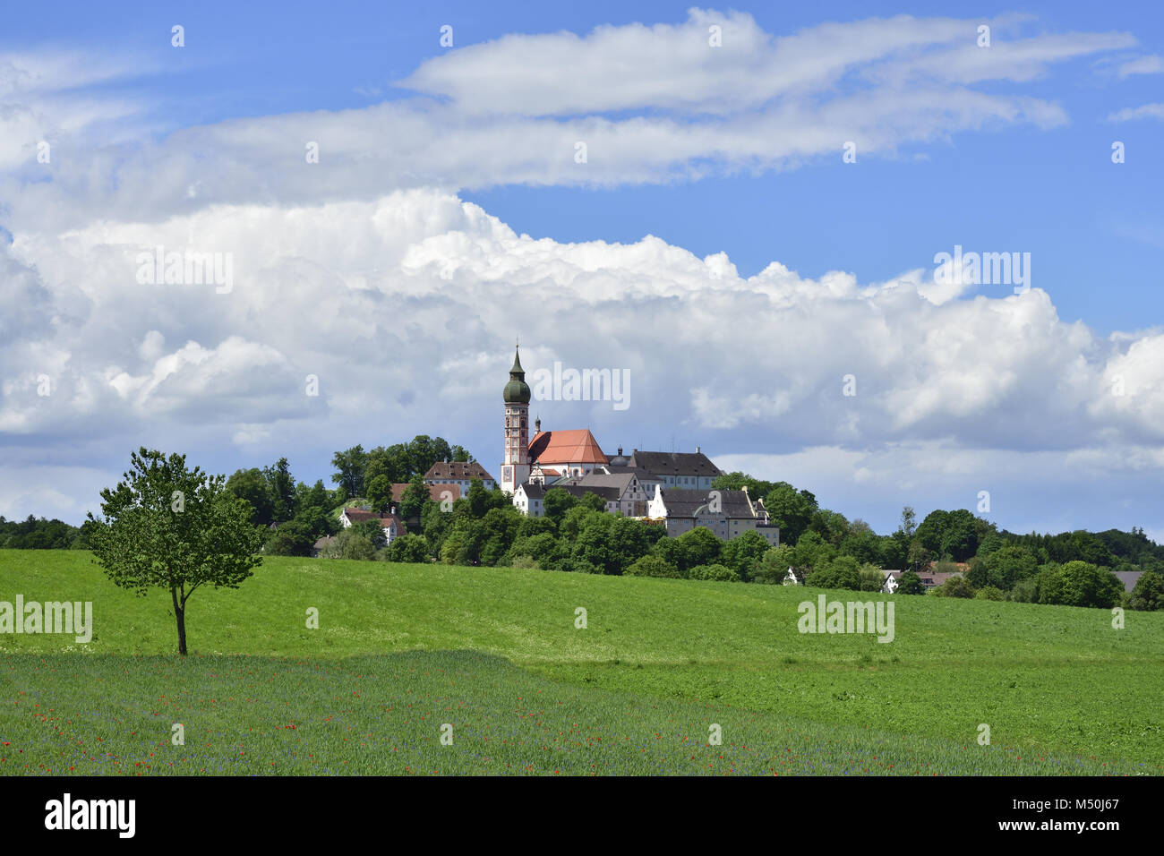 The monastery andechs Stock Photo - Alamy