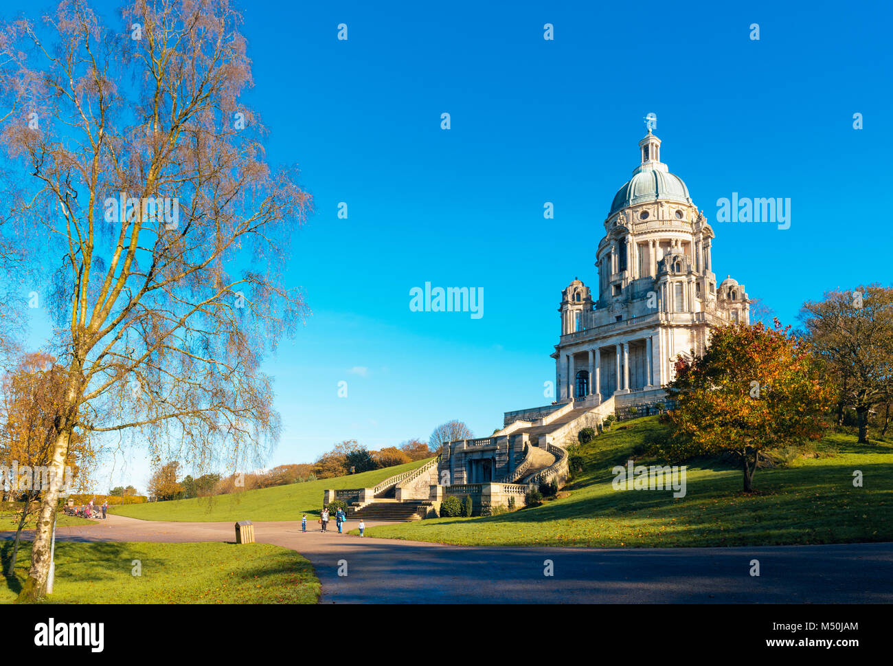 The Ashton Memorial, Williamson Park, Lancaster, Lancashire Stock Photo ...