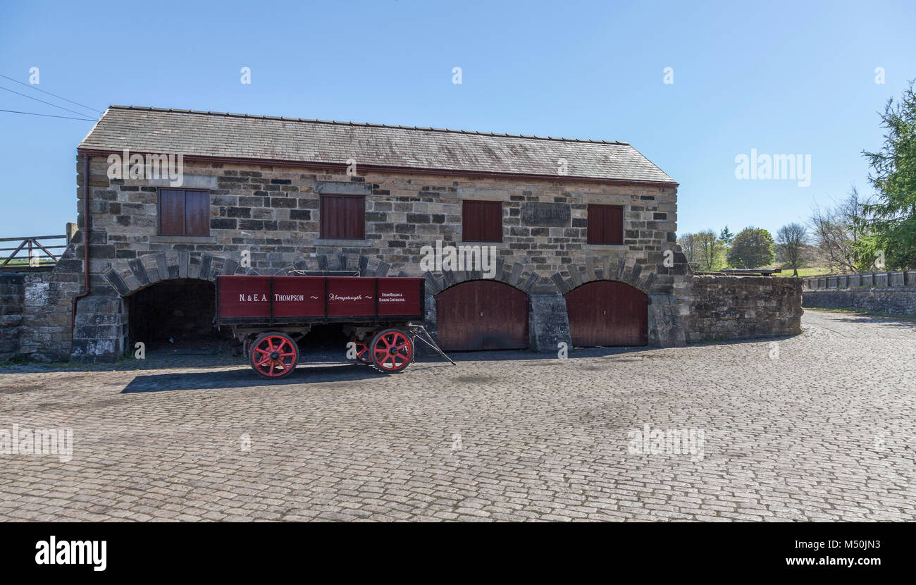 The coal yard at Beamish Museum,Stanley,England,UK Stock Photo - Alamy