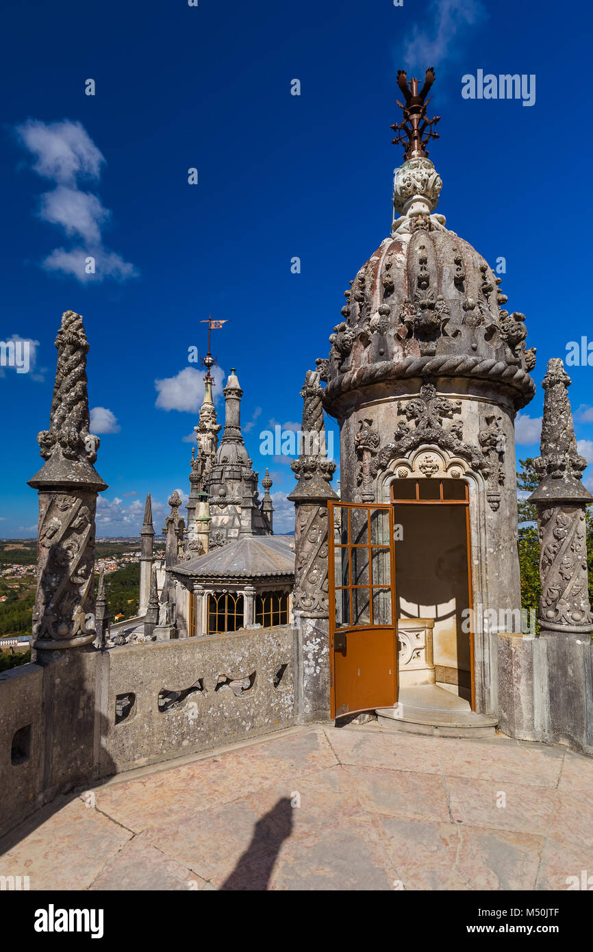 Castle Quinta da Regaleira - Sintra Portugal Stock Photo - Alamy