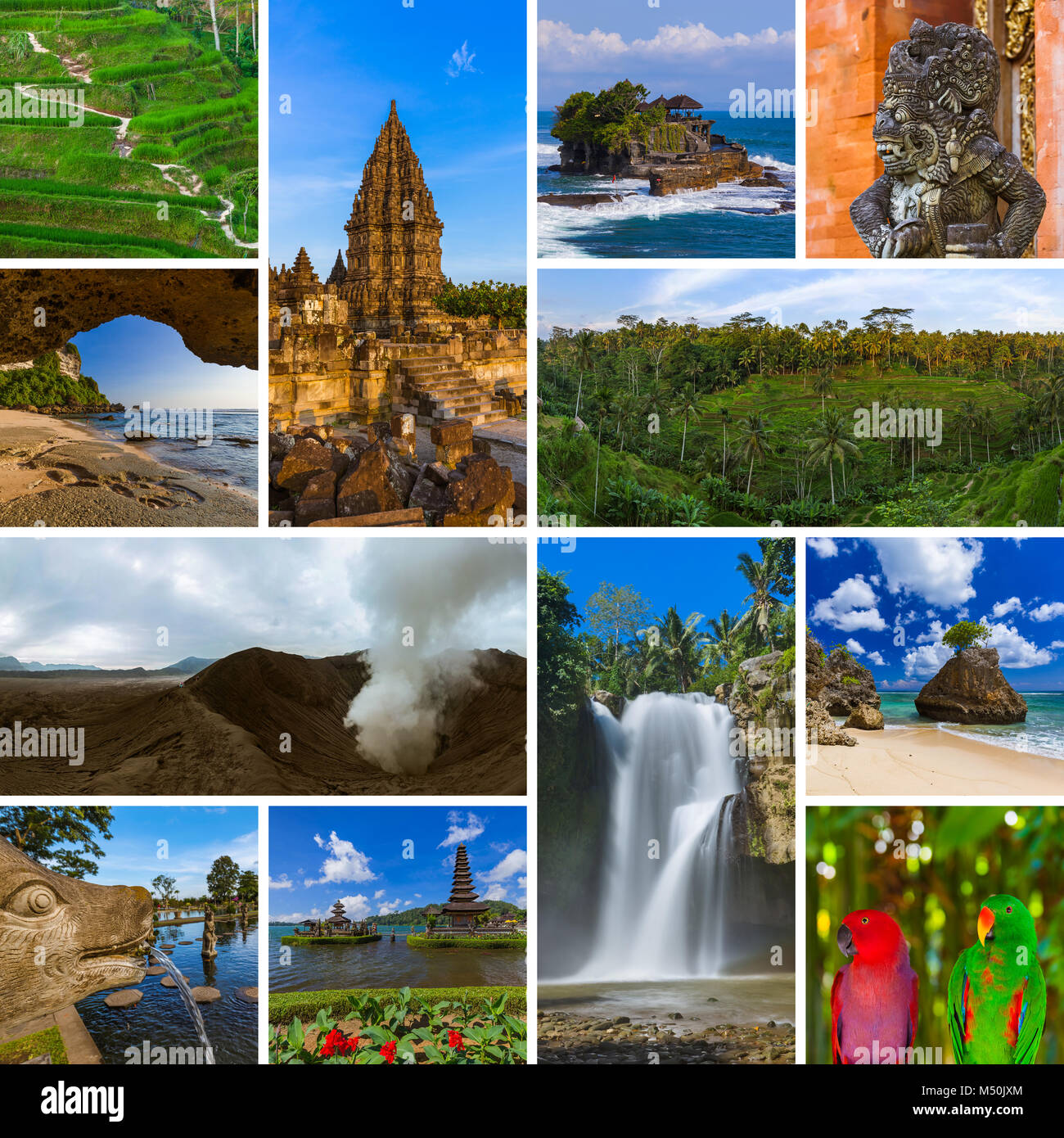Collage of Bali Indonesia travel images (my photos Stock Photo - Alamy
