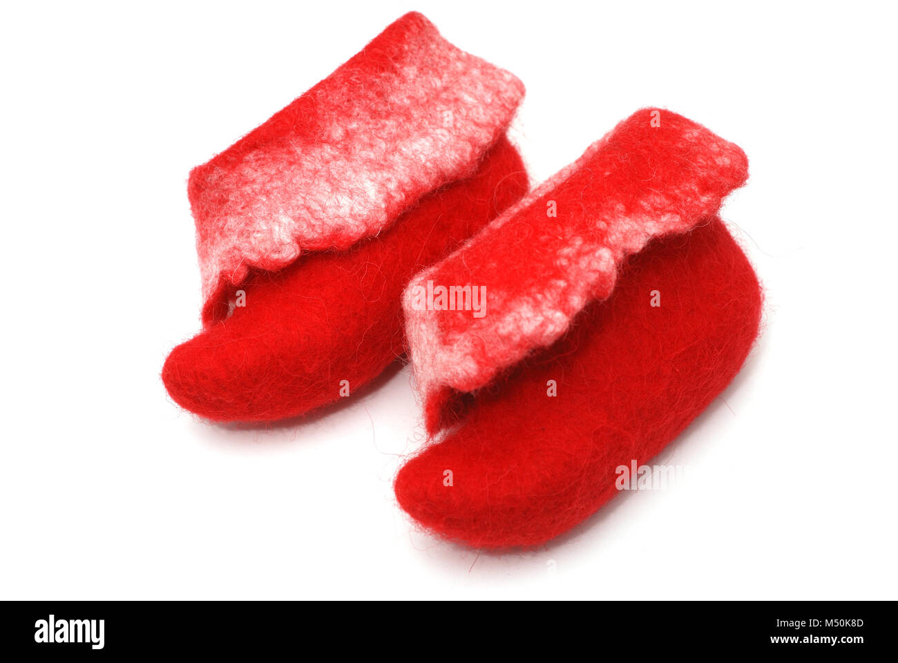 red Santa boots Stock Photo - Alamy
