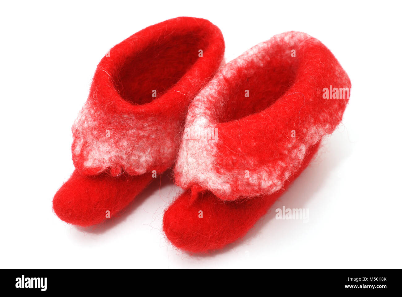 red Santa boots Stock Photo - Alamy