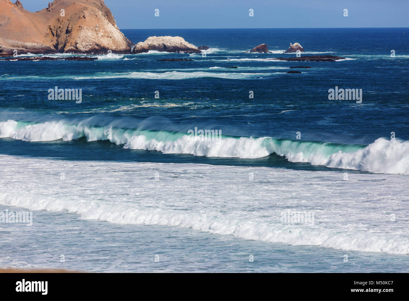 Coast in Peru Stock Photo - Alamy