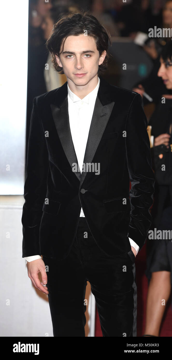 Photo Must Be Credited ©Alpha Press 079965 18/02/2018 Timothee Chalamet ...