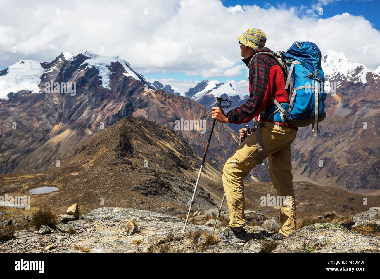 Hike in Peru Stock Photo - Alamy