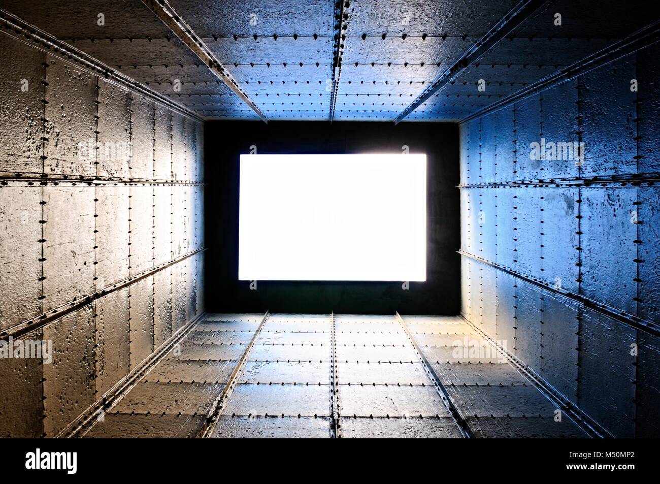 the old light shaft Stock Photo - Alamy