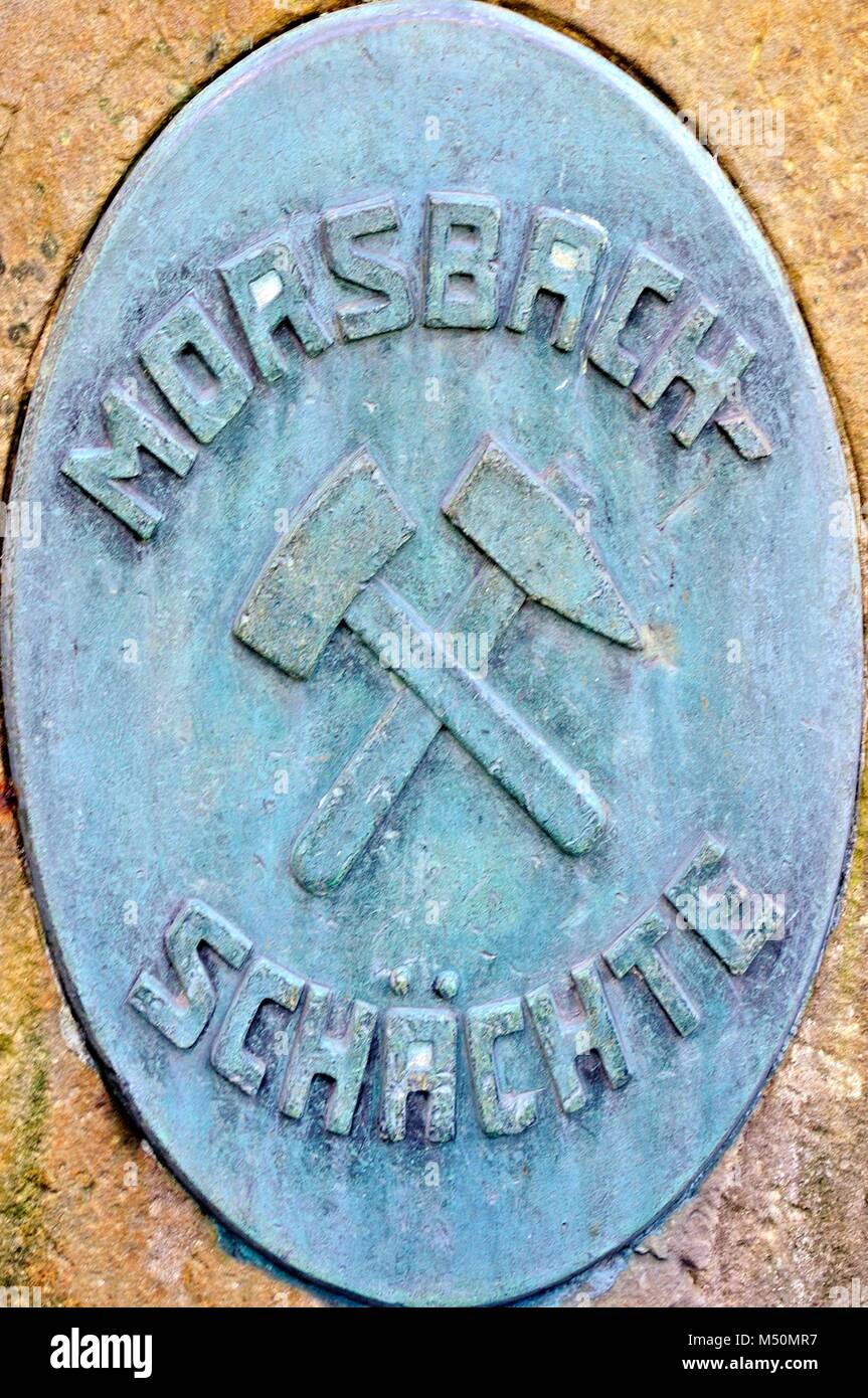 Morsbach-stone on the former colliery Westphalia Ahlen Germany Stock ...