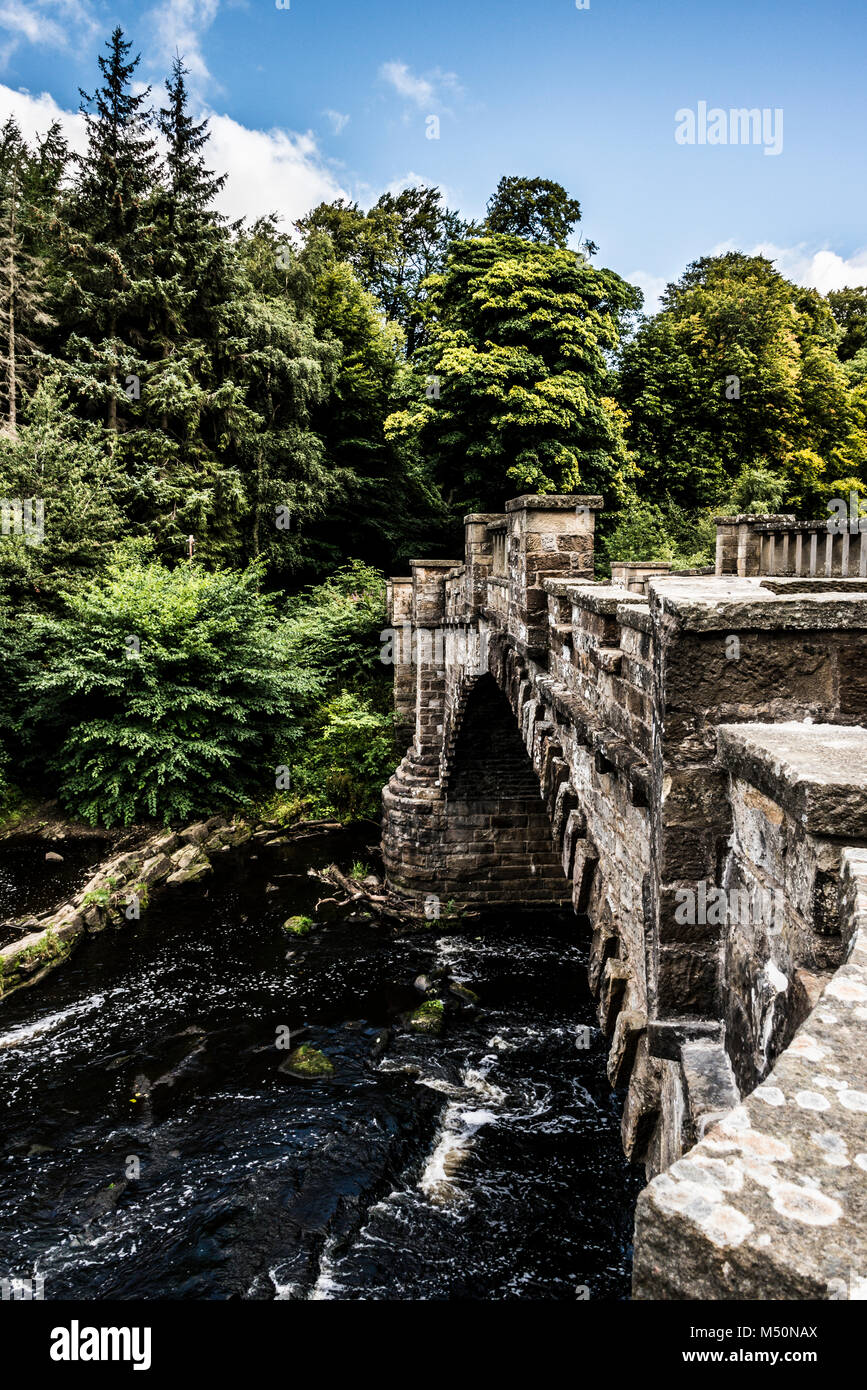 The Nasmyth Bridge spanning the Almond river in Almondell and ...