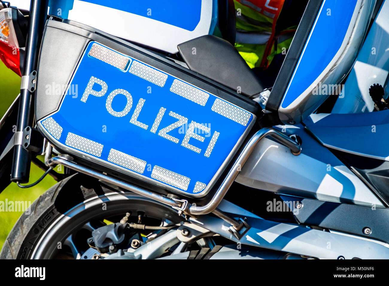 German police motorcycle hi-res stock photography and images - Alamy
