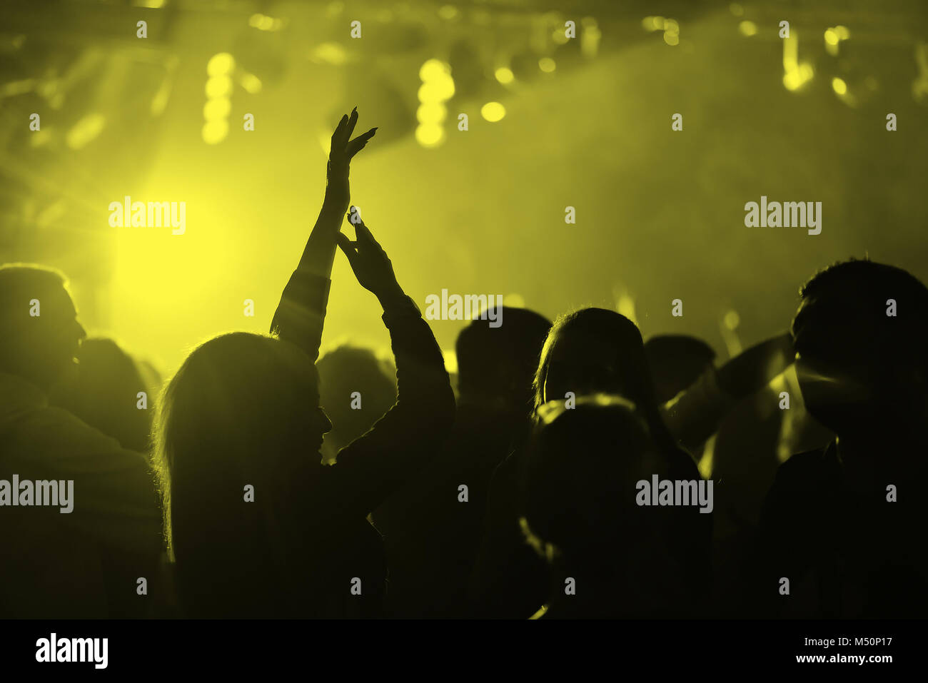 Hands of people in a nightclub at a party Stock Photo - Alamy