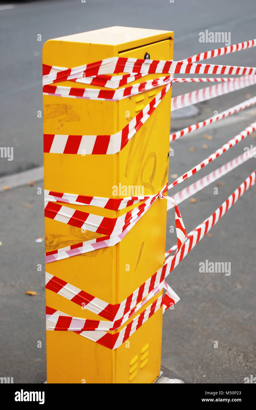 Cordoning off tape hi-res stock photography and images - Alamy