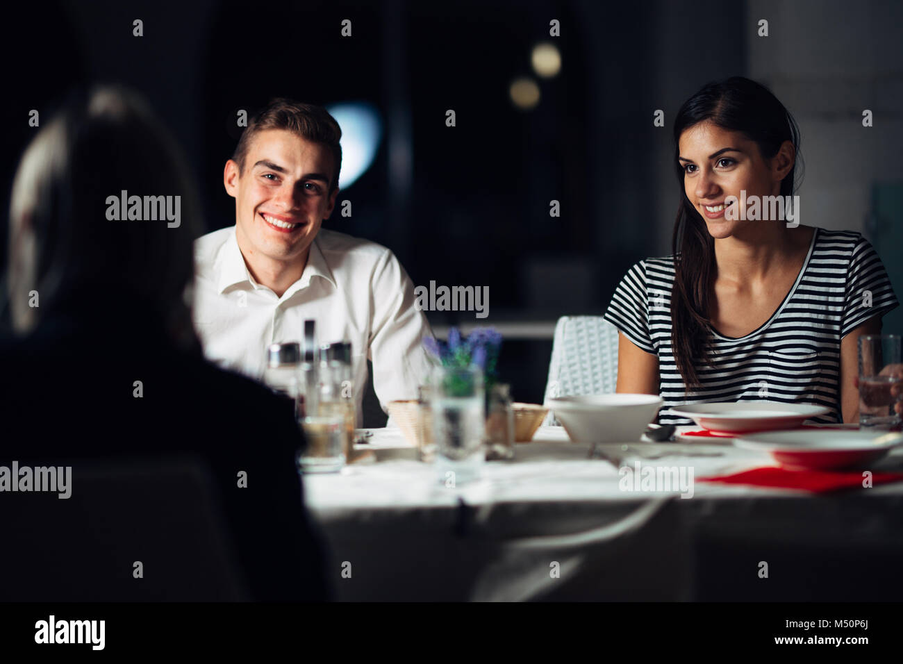 Visiting friends house hi-res stock photography and images - Alamy