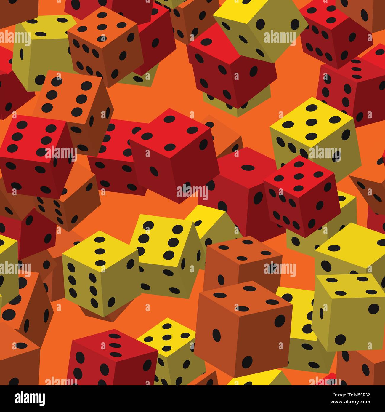 Color Dice Seamless Pattern Stock Vector Image & Art - Alamy