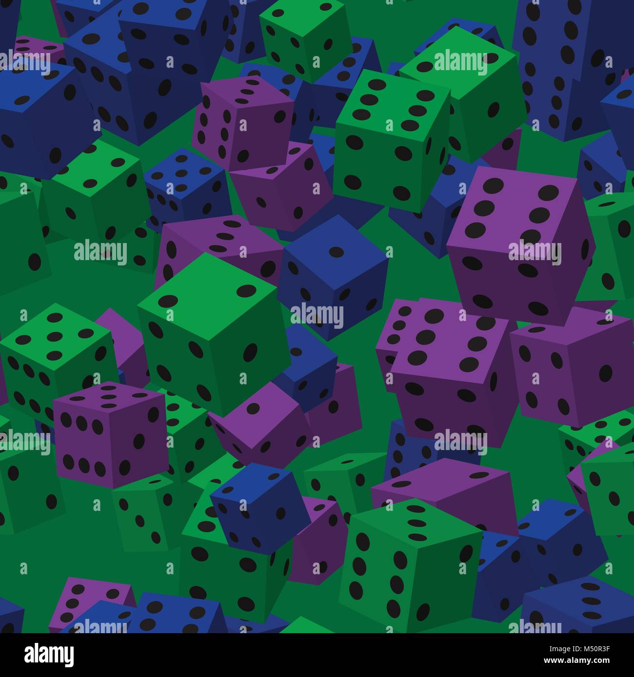 Color Dice Seamless Pattern Stock Vector Image & Art - Alamy