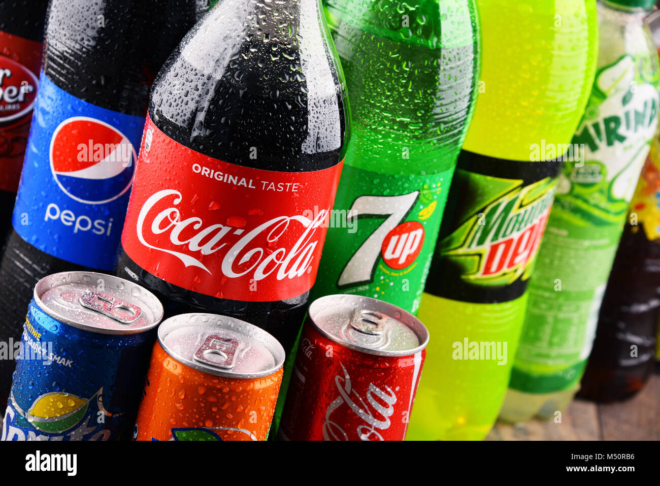 Assorted cans and bottles hi-res stock photography and images - Alamy
