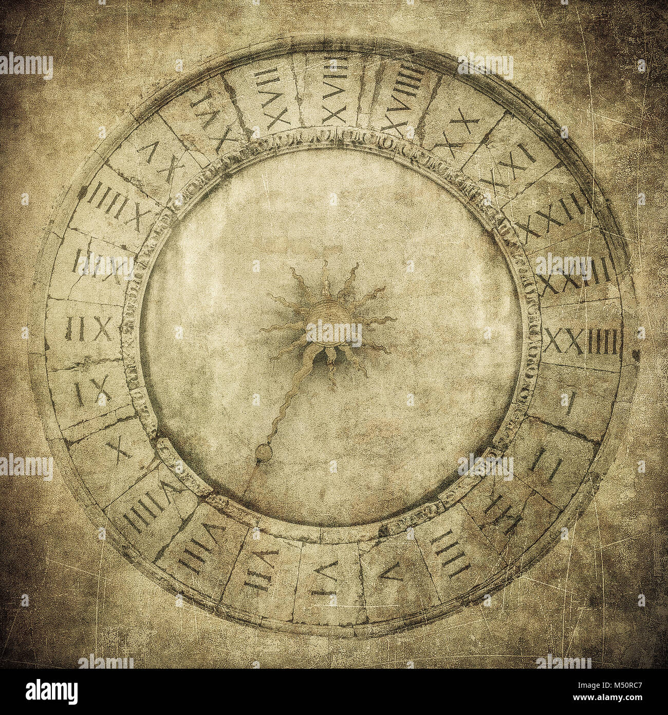 Clock symbols ancient hi-res stock photography and images - Alamy