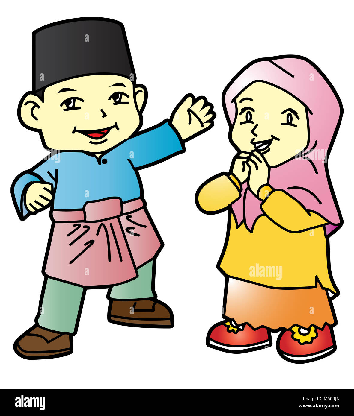 Malay People Cartoon