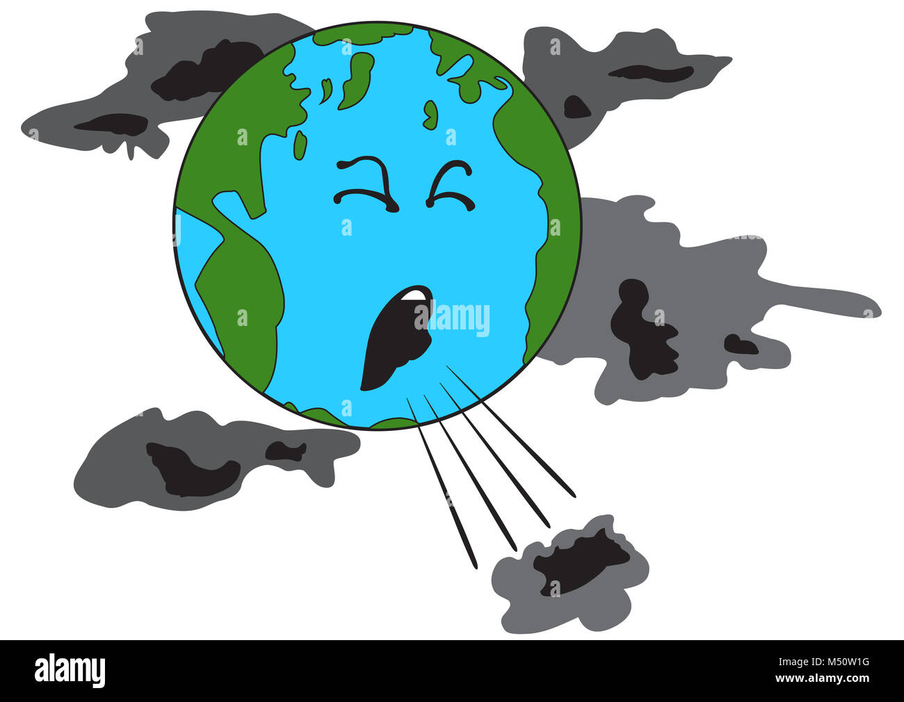 Coughing earth hi-res stock photography and images - Alamy