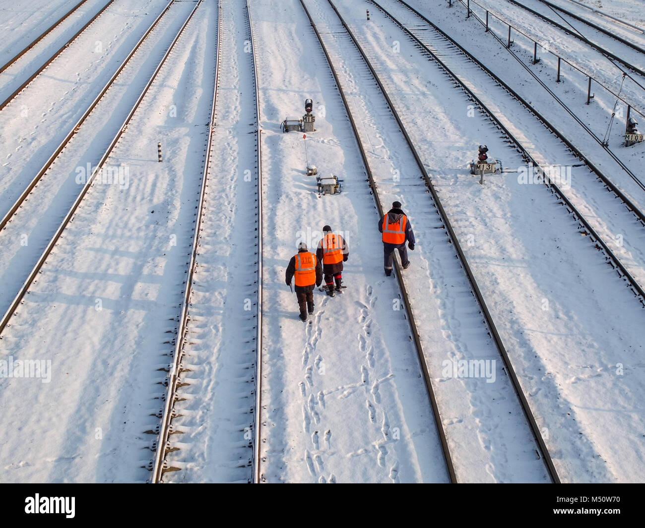 Russian railway workers hi-res stock photography and images - Alamy