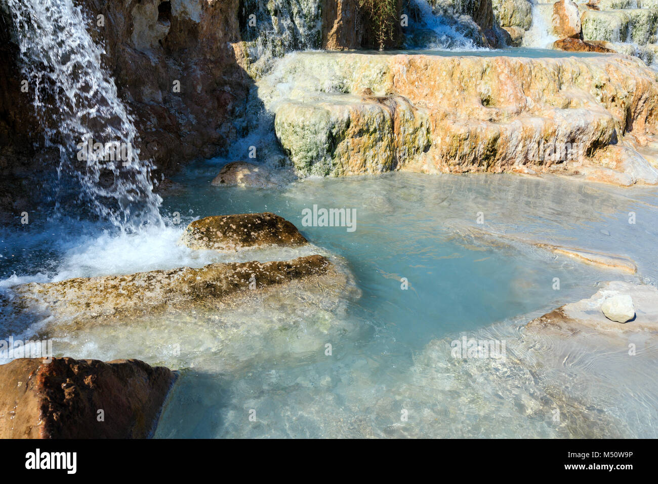 Natural spa Saturnia thermal baths, Italy Stock Photo - Alamy