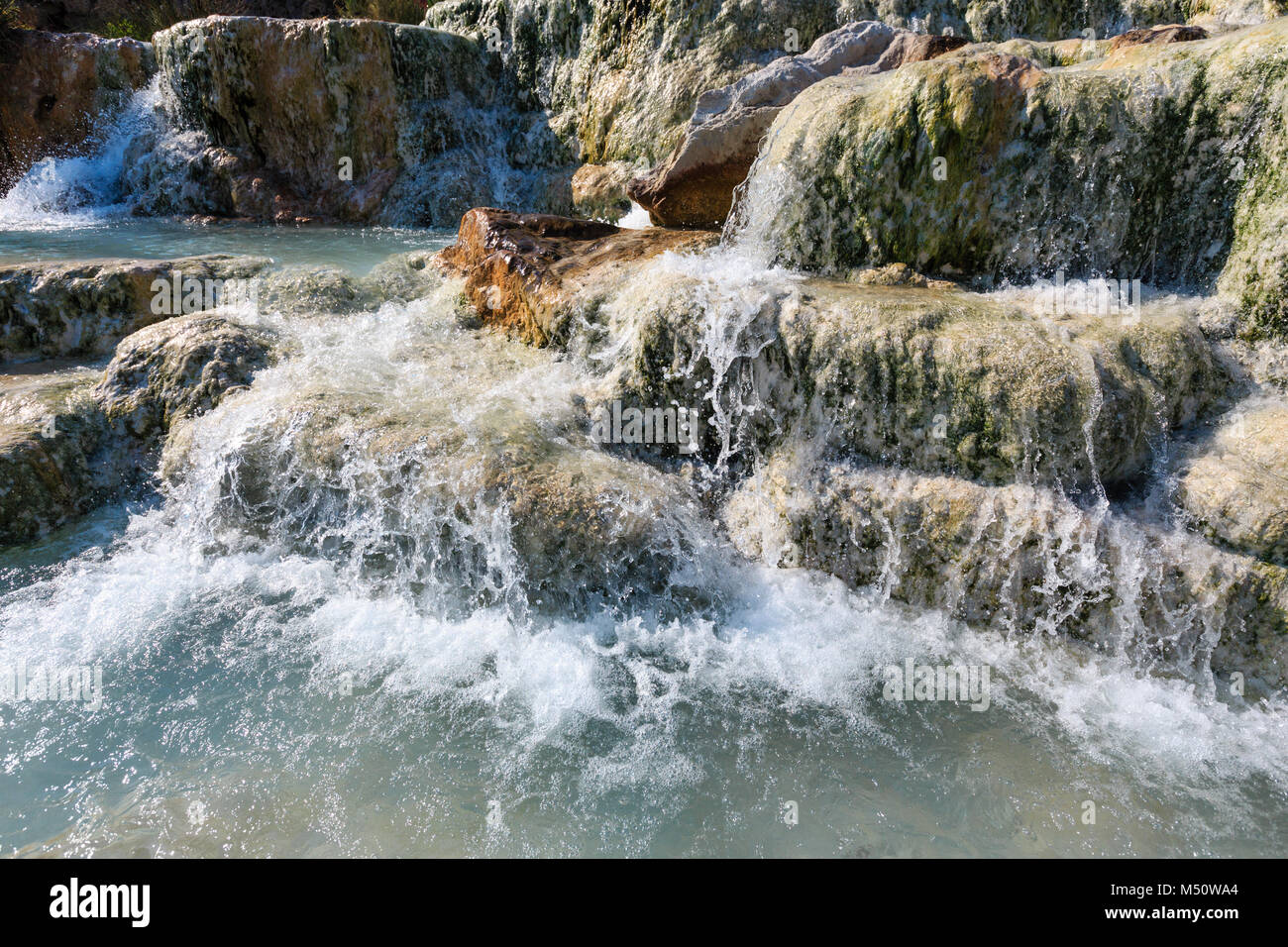 Natural spa Saturnia thermal baths, Italy Stock Photo - Alamy