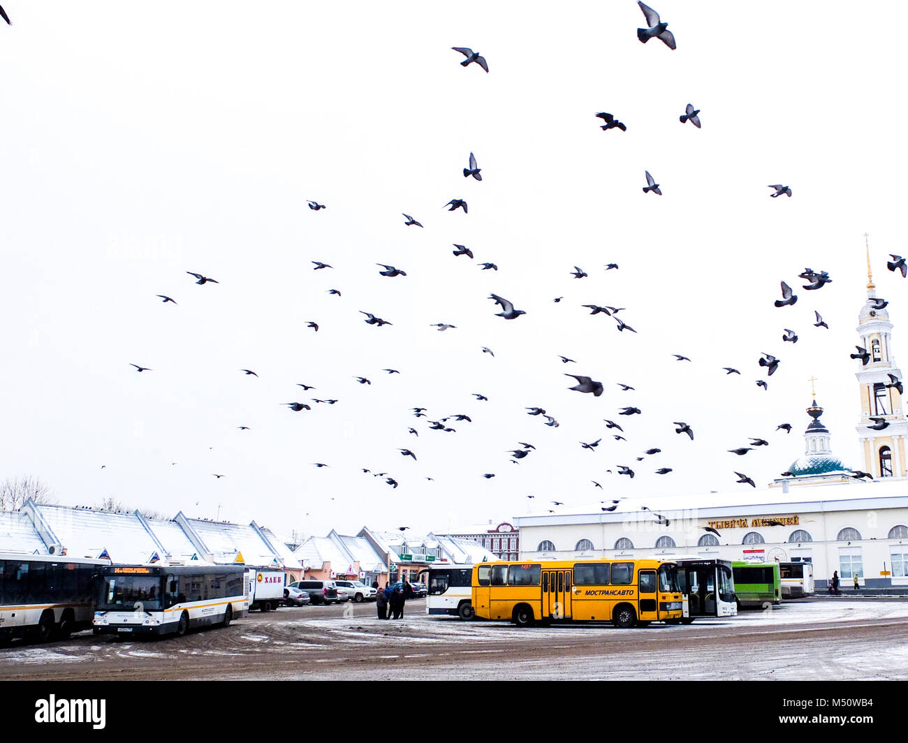 Suburban bus terminal hi-res stock photography and images - Alamy