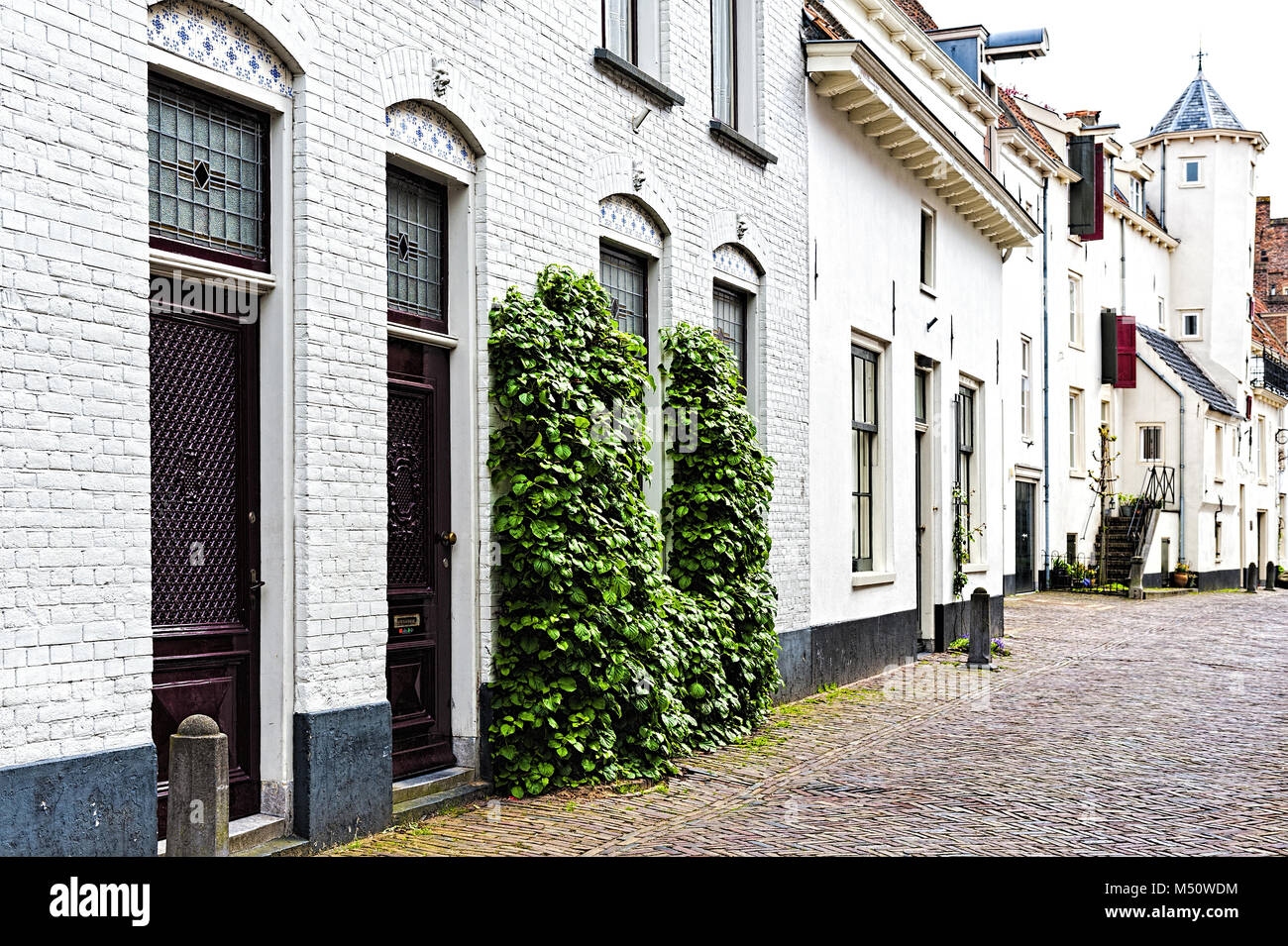 Typical Dutch Brick Houses Stock Photo - Alamy