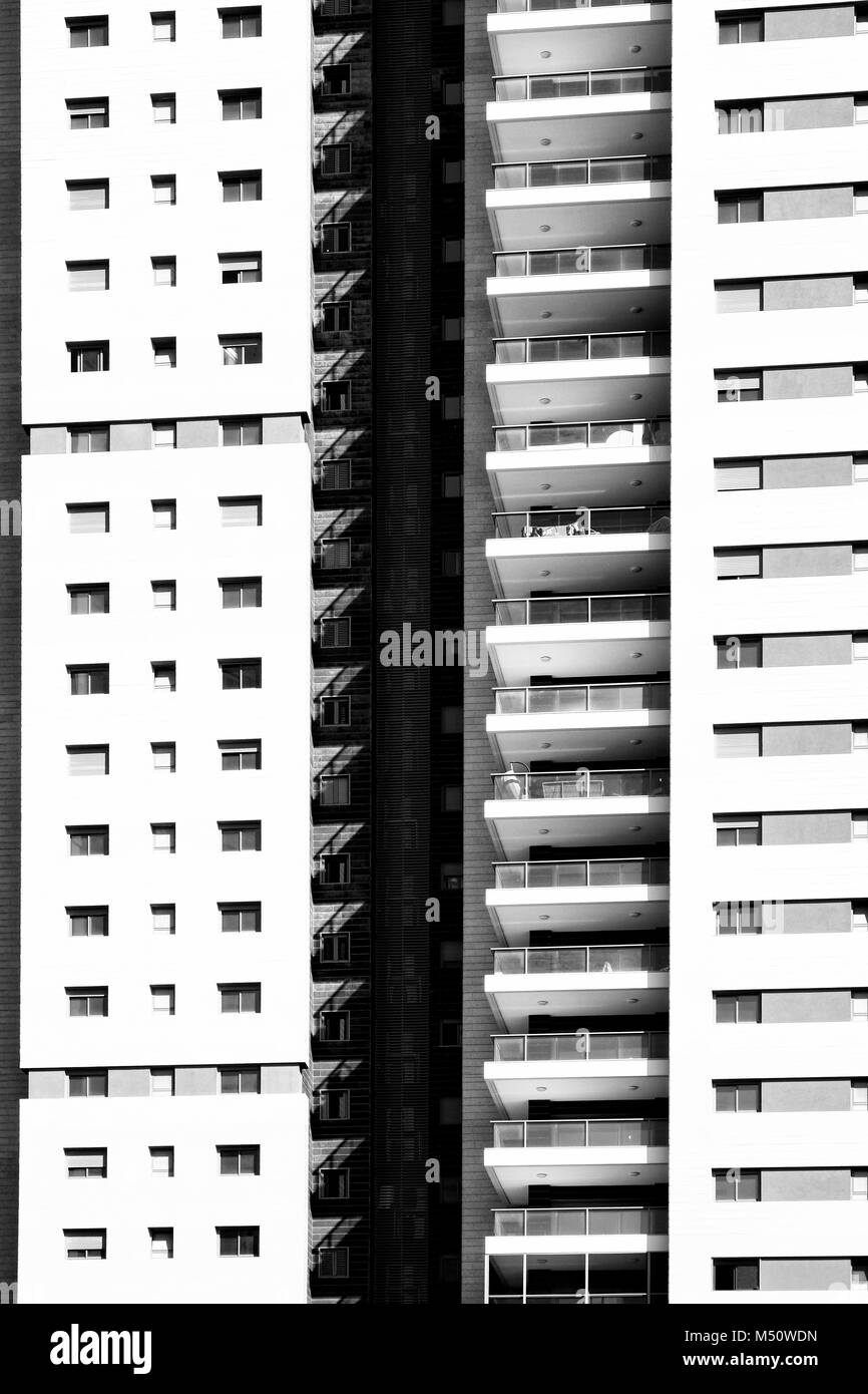 House facade windows home Black and White Stock Photos & Images - Alamy