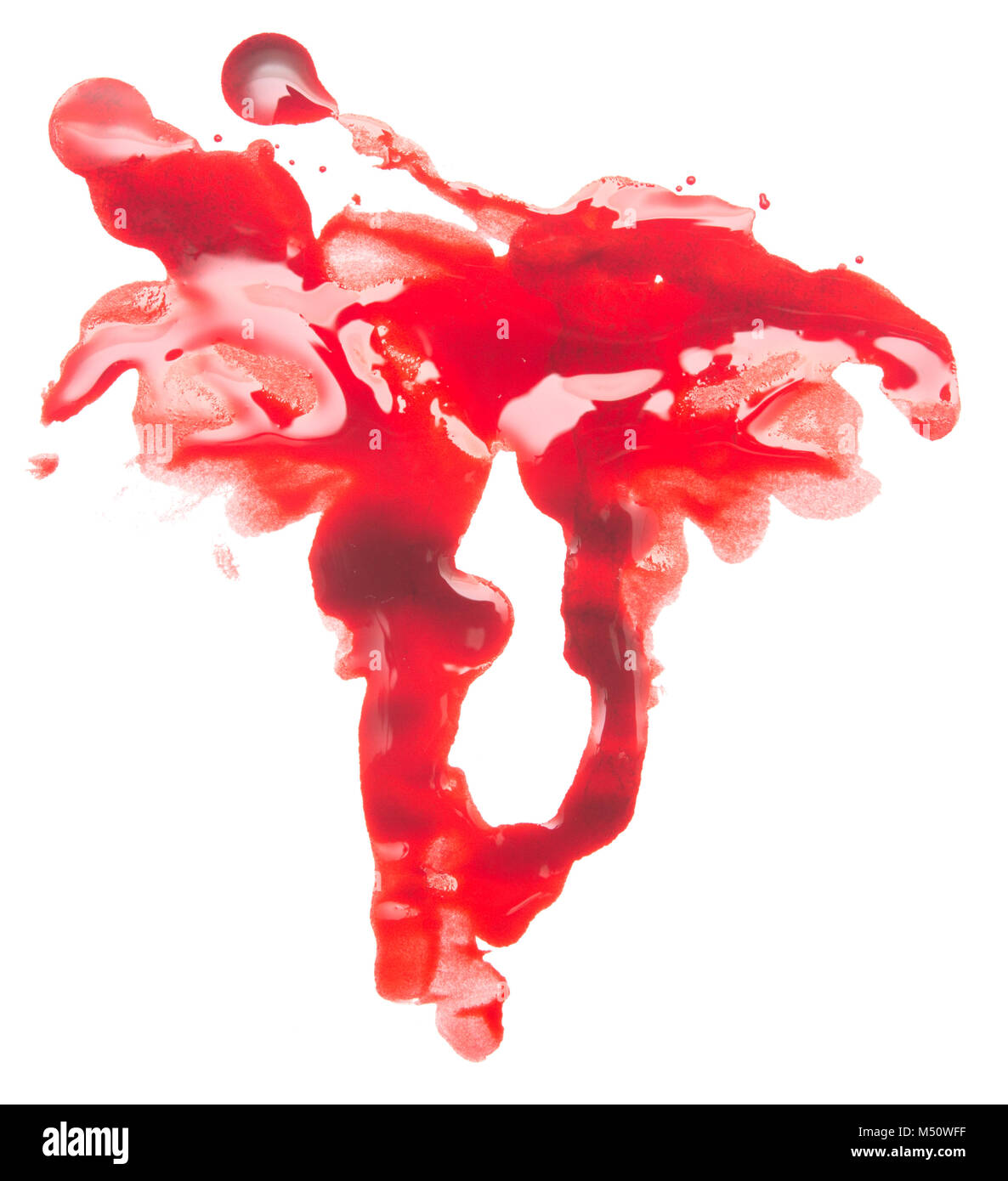 Blood on wall Cut Out Stock Images & Pictures - Alamy