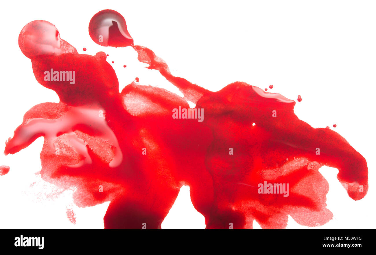 Blood on wall Cut Out Stock Images & Pictures - Alamy