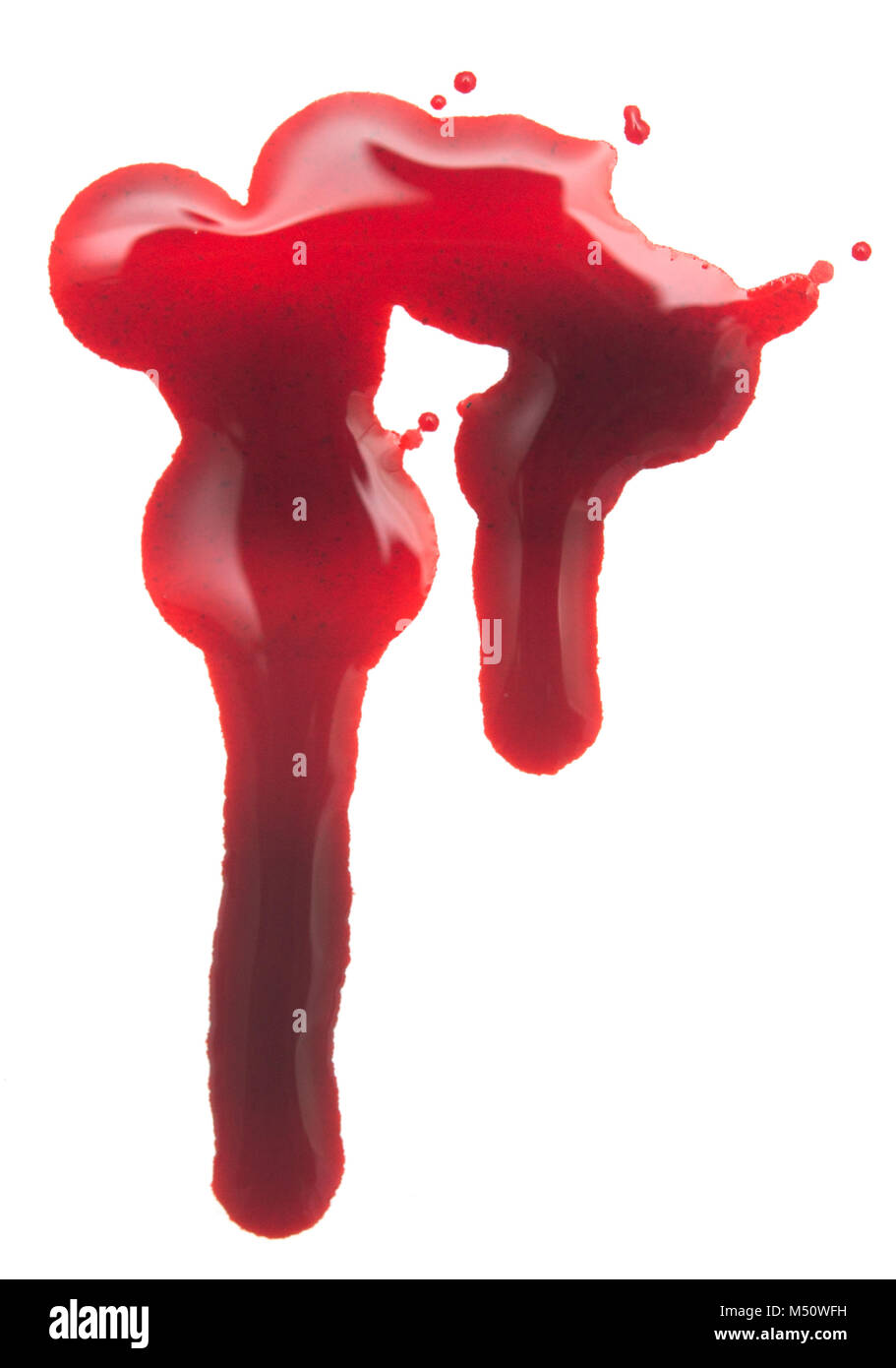 Blood on wall Cut Out Stock Images & Pictures - Alamy