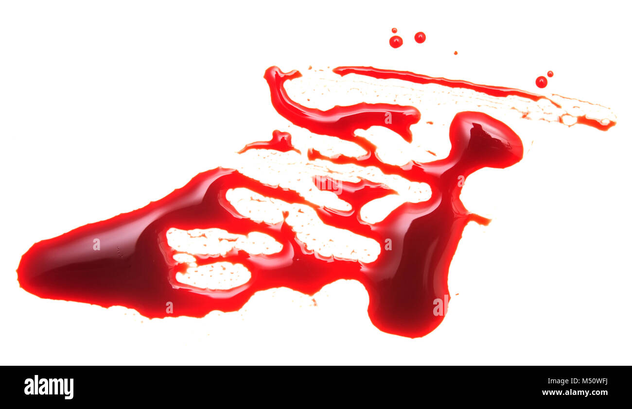 Blood on wall Cut Out Stock Images & Pictures - Alamy